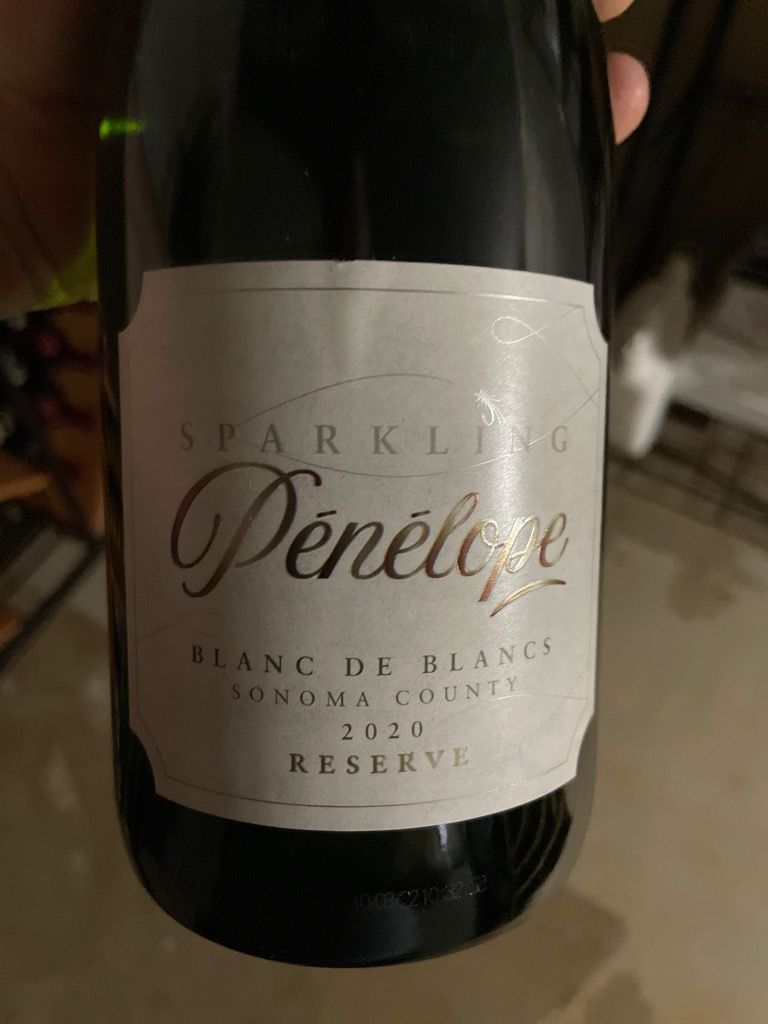 2020 Sparkling Penelope Brut Réserve, USA, California, Sonoma County - CellarTracker