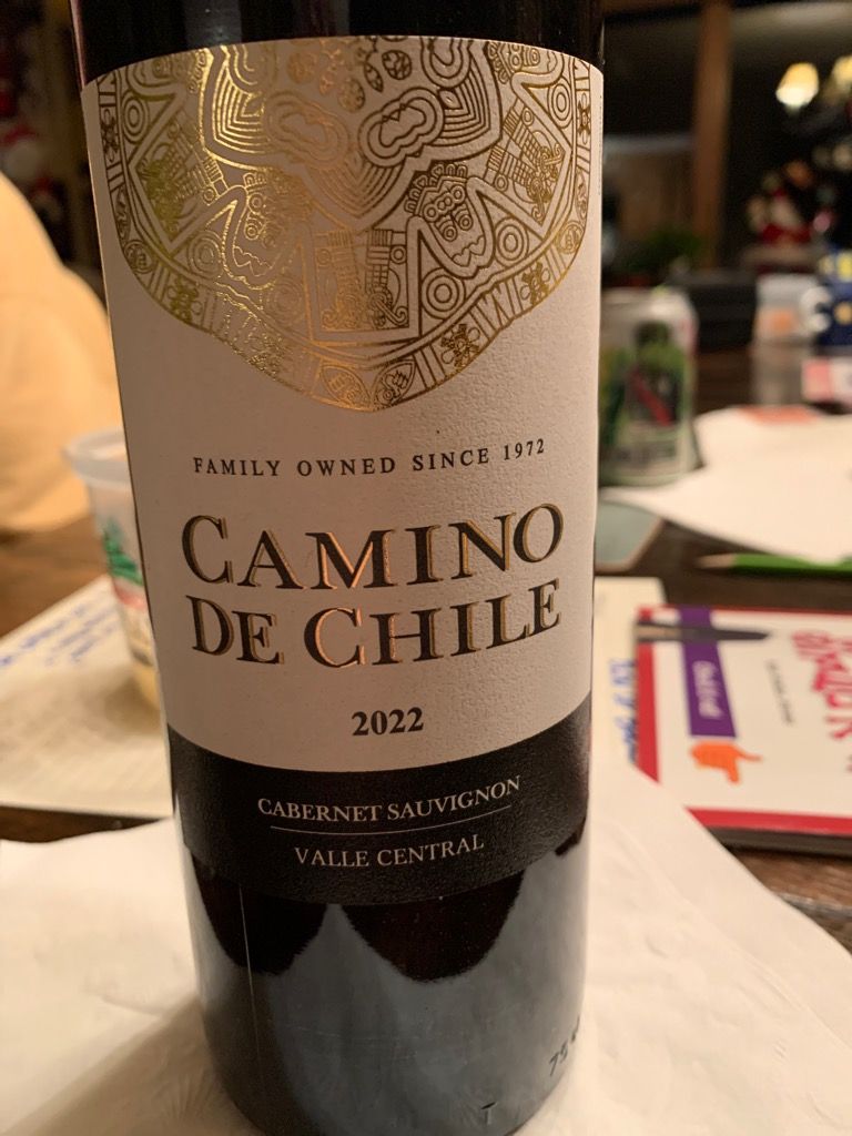 2022 Camino de Chile Cabernet Sauvignon, Chile, Central Valley ...
