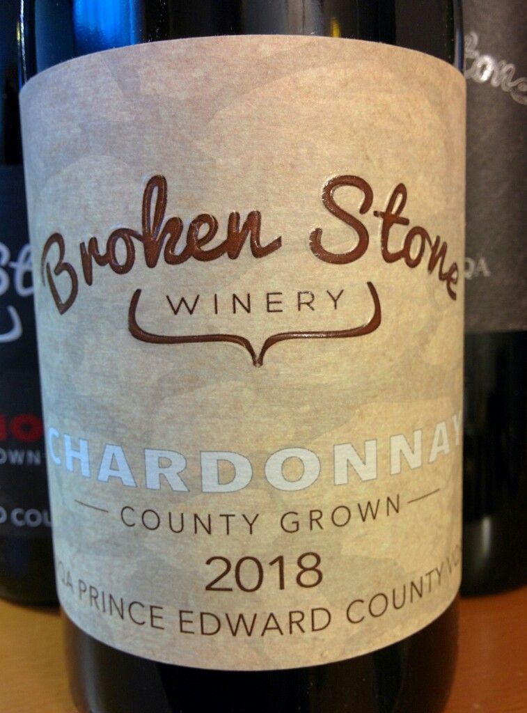 2020 Broken Stone Winery Chardonnay County Grown, Canada, Ontario ...