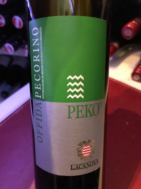 2014 La Canosa Winery Offida Pecorino Pekò, Italy, Marche, Offida ...