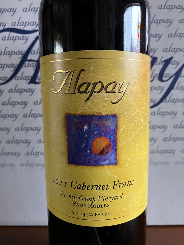 2021 Alapay Cellars Cabernet Franc, USA, California, Central Coast ...