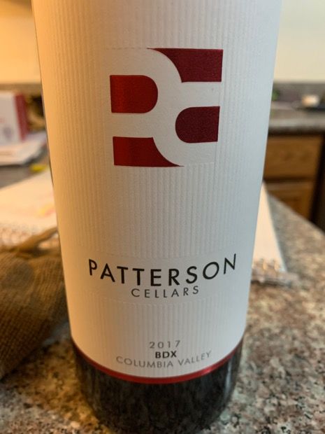 2017 Patterson Cellars BDX, USA, Washington, Columbia Valley ...