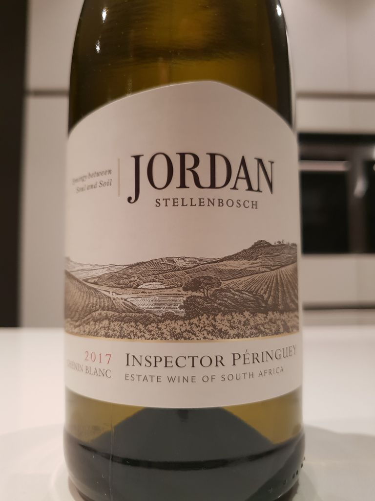 2017 Jordan Winery (Jardin) Chenin Blanc Inspector Peringuey, South Africa, Coastal Region ...