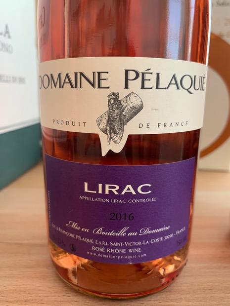2015 Domaine Pélaquié Lirac Rosé, France, Rhône, Southern Rhône, Lirac ...