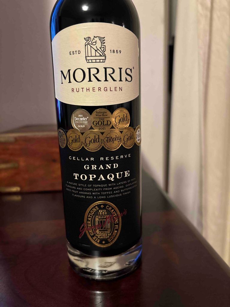 NV Morris Cellar Reserve Grand Liqueur Topaque, Australia, Victoria ...