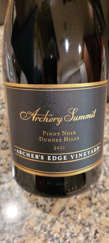 2021 Archery Summit Pinot Noir Archer's Edge, USA, Oregon, Willamette ...
