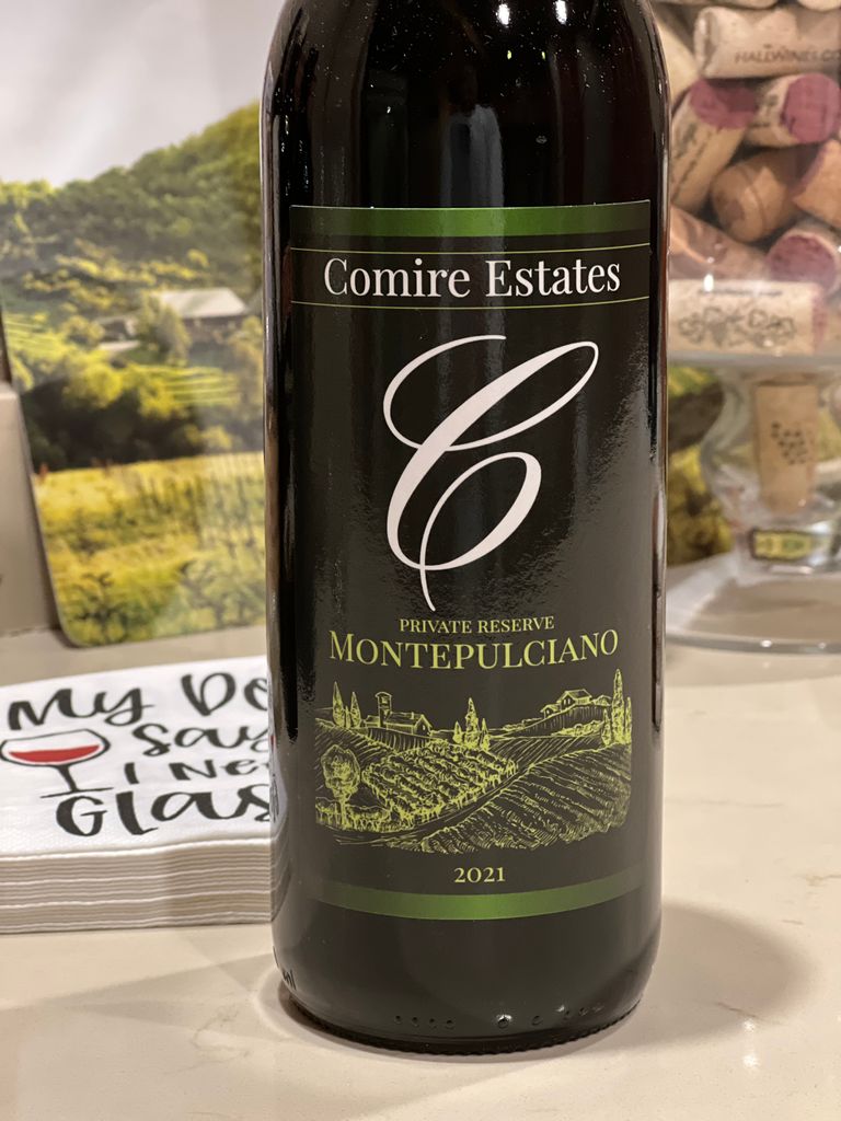 2021 Comire Estates Montepulciano d'Abruzzo, Italy, Abruzzi ...