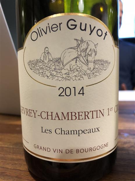 2015 Olivier Guyot Gevrey-Chambertin 1er Cru Champeaux, France ...