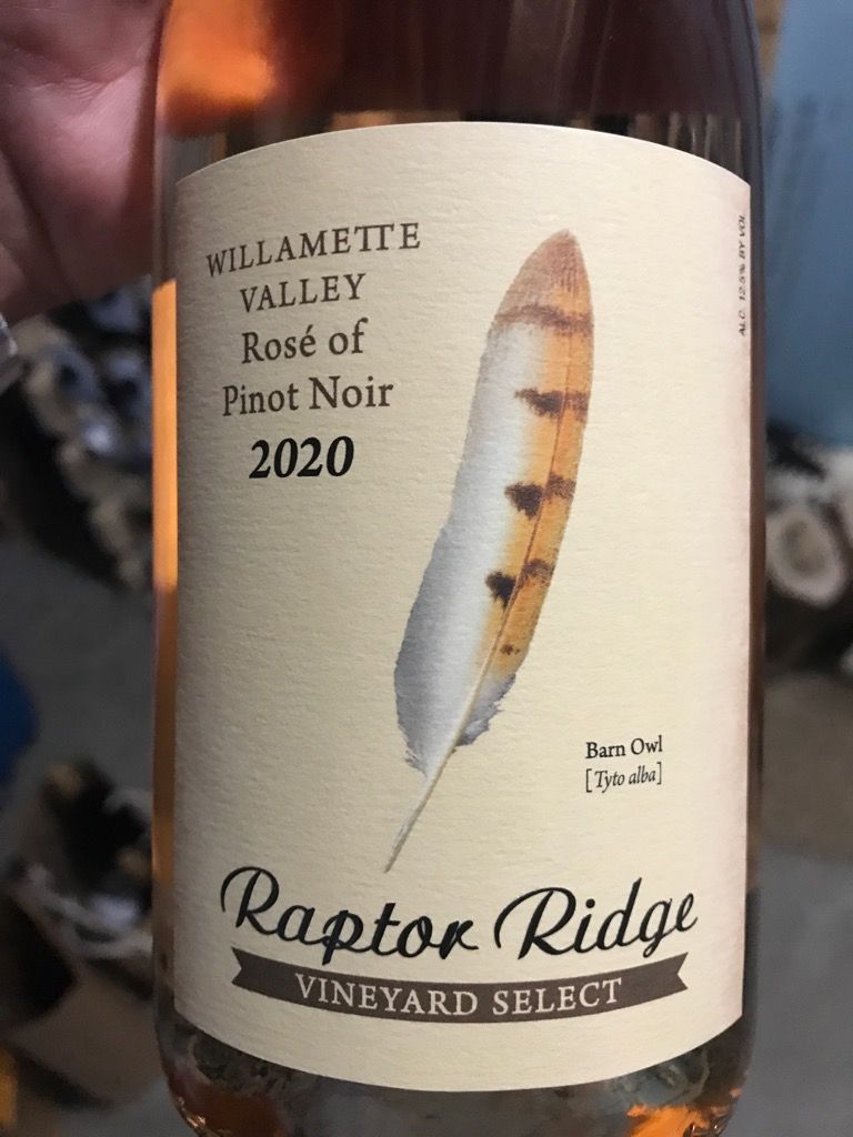 2021 Raptor Ridge Pinot Noir Rosé, USA, Oregon, Willamette Valley ...