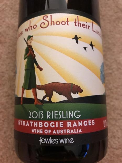 2018 Fowles Wine / Plunkett Fowles Riesling Ladies Who Shoot Their ...