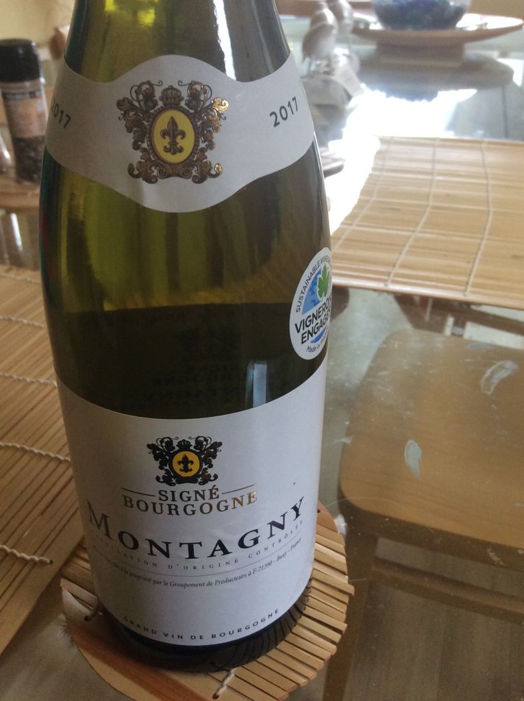 2017 Signé Montagny Blanc, France, Burgundy, Côte Chalonnaise, Montagny ...