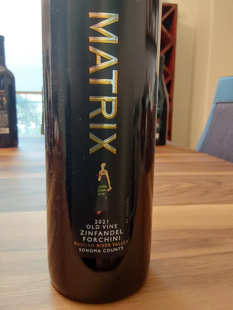 2023 Matrix Old Vine Zinfandel Forchini Vineyards, USA, California ...