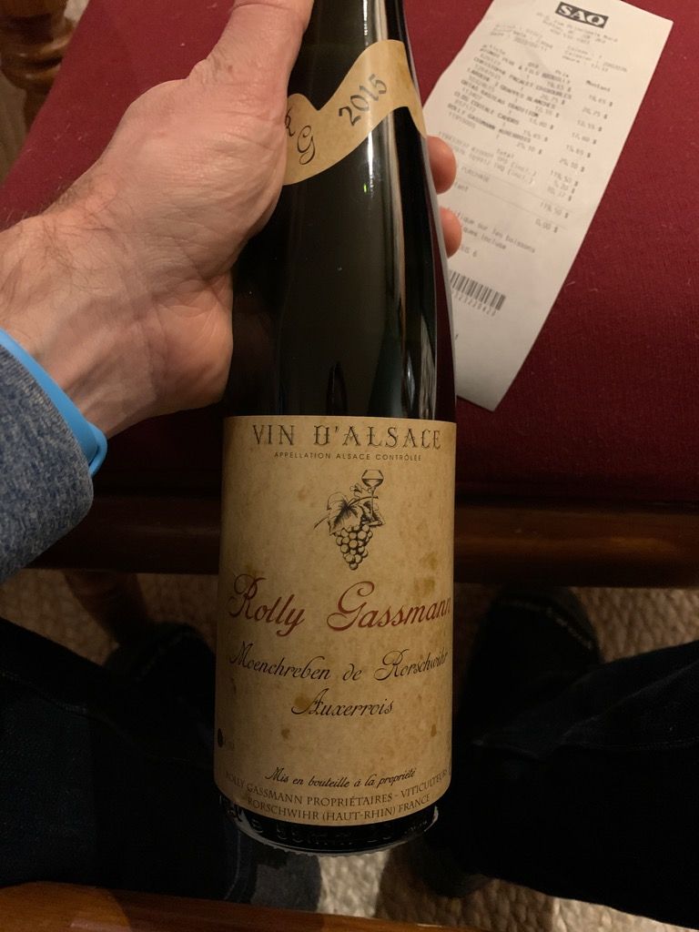 2012 Rolly Gassmann Muscat Moenchreben de Rorschwihr, France, Alsace ...