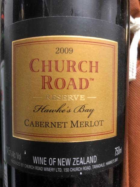 2009 Church Road Merlot Cabernet Sauvignon Grand Reserve Hawke's Bay ...