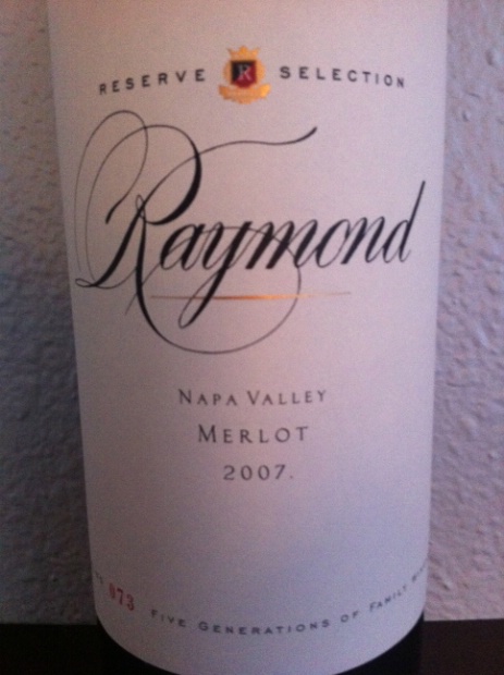 2006 Raymond Vineyard & Cellar Merlot Reserve Selection, USA ...