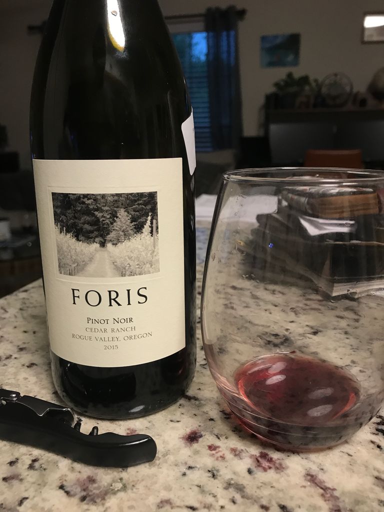 2014 Foris Pinot Noir Cedar Ranch, USA, Oregon, Southern Oregon, Rogue ...