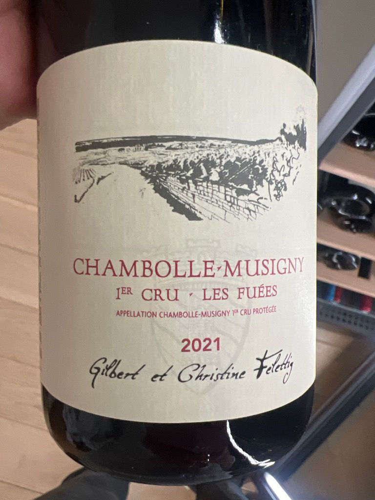 2023 Gilbert et Christine Felettig Chambolle-Musigny 1er Cru Les Fuées ...