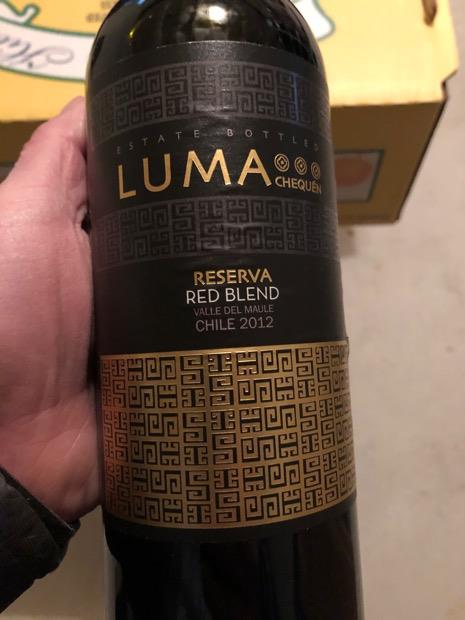 NV Luma Chequen Cabernet Sauvignon Reserva, Chile, Central Valley ...