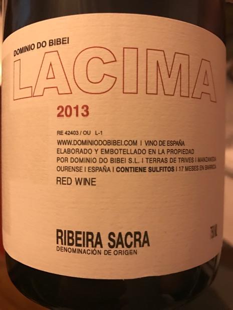 2013 Dominio do Bibei Ribeira Sacra Lacima, Spain, Galicia, Ribeira Sacra - CellarTracker