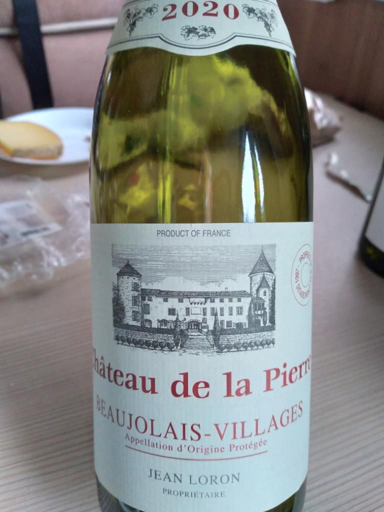 2020 Jean Loron Beaujolais-Villages Chateau de la Pierre, France ...