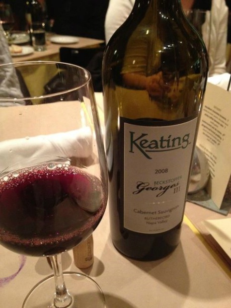 2008 Keating Cabernet Sauvignon Beckstoffer Georges III Vineyard, USA ...