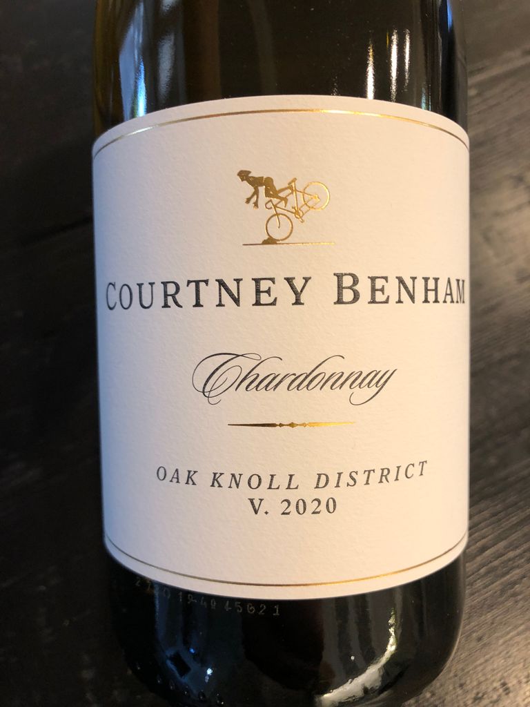 2020 Courtney Benham Chardonnay Oak Knoll District, USA, California ...