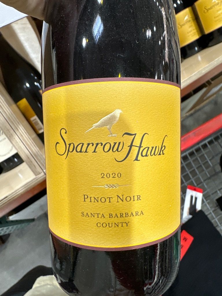 2020 Sparrow Hawk Pinot Noir, USA, California, Central Coast, Santa ...
