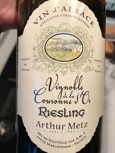 2015 Arthur Metz Riesling, France, Alsace - CellarTracker