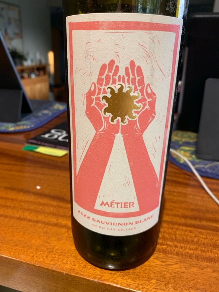 2023 DeLille Cellars Sauvignon Blanc Métier, USA, Washington, Columbia ...