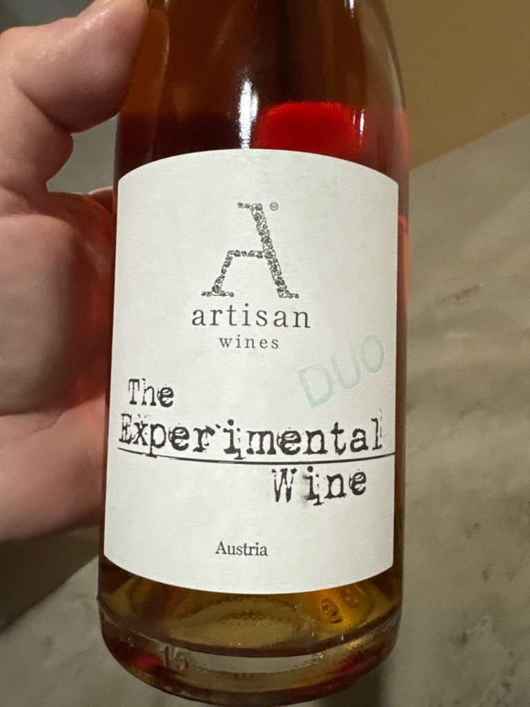 2020 Artisan Wines The Experimental Wine, Austria, Burgenland ...