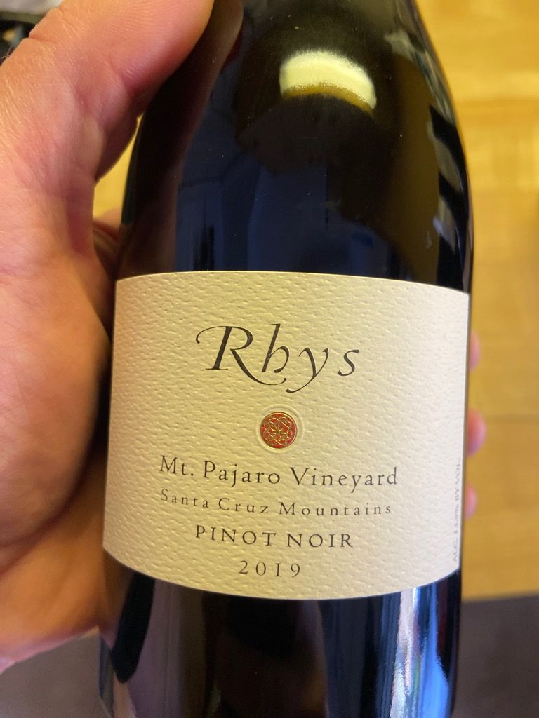 2019 Rhys Pinot Noir Mt. Pajaro Vineyard, USA, California, Santa Cruz ...