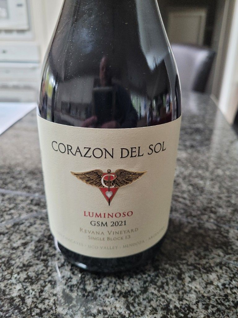 2022 Corazon del Sol Luminoso, Argentina, Mendoza, Valle de Uco ...