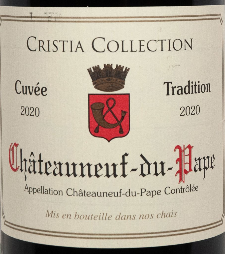 2020 Domaine de Cristia Châteauneuf-du-Pape Cristia Collection Cuvée ...