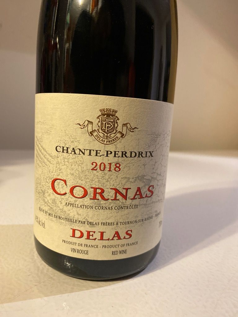 2018 Delas Frères Cornas Chante-Perdrix, France, Rhône, Northern Rhône ...