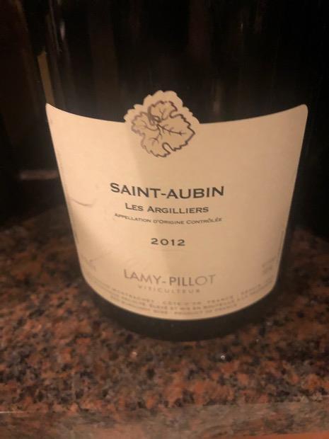 2012 Domaine Lamy-Pillot Saint-Aubin Les Argilliers, France, Burgundy ...