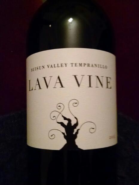2014 Lava Vine Tempranillo, USA, California, North Coast, Suisun Valley ...