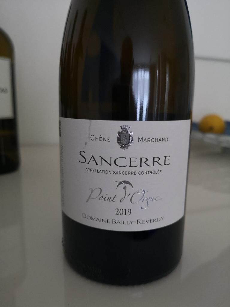 2019 Bailly-Reverdy Sancerre Point D'Orgue, France, Loire Valley, Upper ...