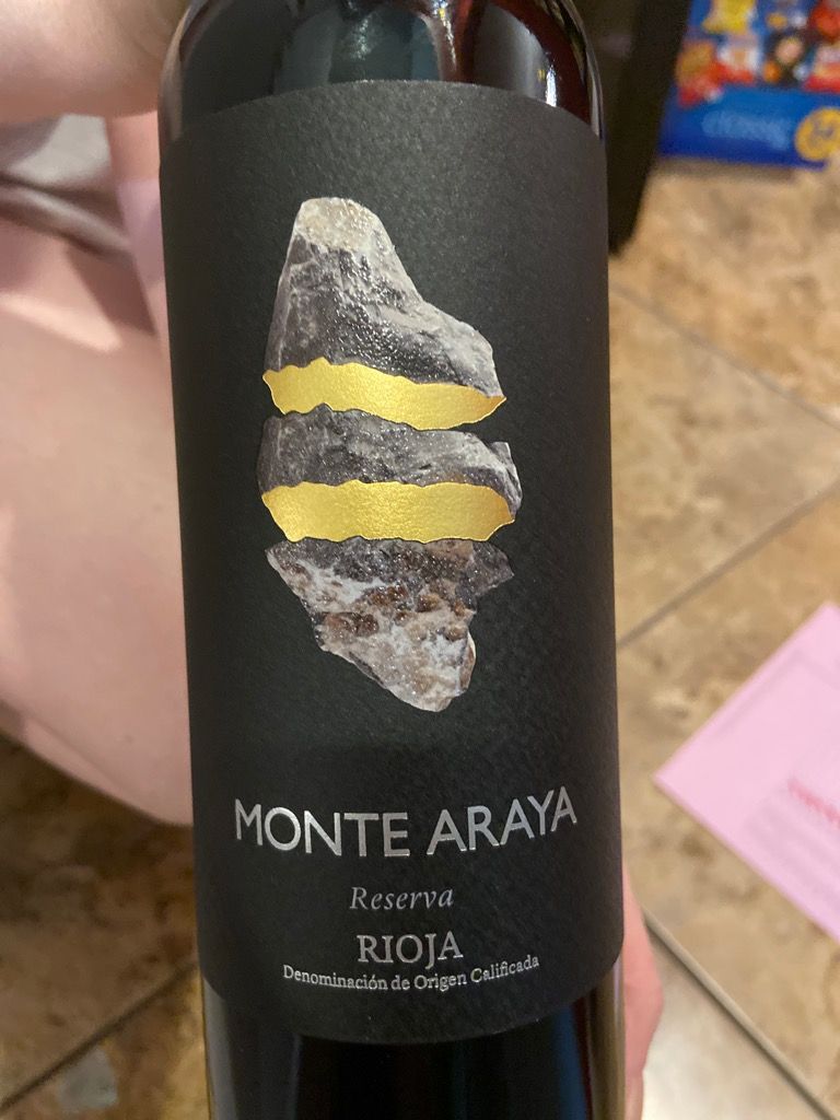 2018 Monte Araya Rioja Reserva, Spain, La Rioja, Rioja - CellarTracker