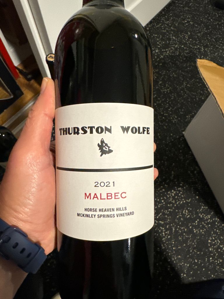 2023 Thurston Wolfe Malbec McKinley Springs Vineyard, USA, Washington, Columbia Valley, Horse ...