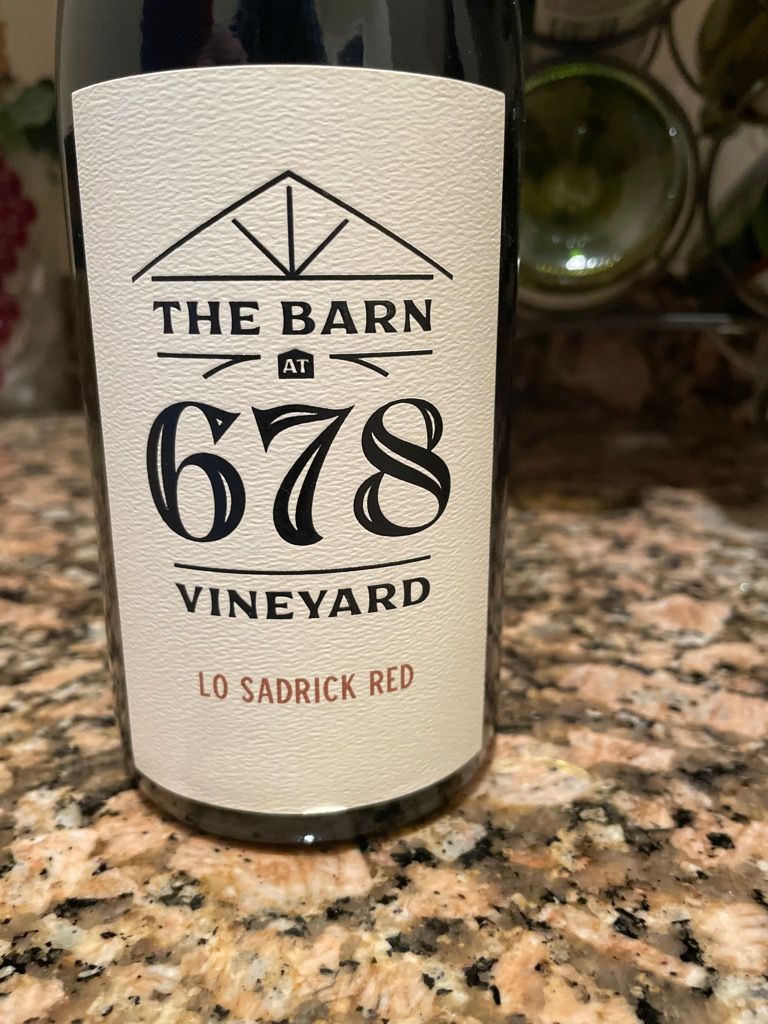 2019 Virginia Cellars Lo Sadrick Red The Barn at 678, USA, Virginia ...