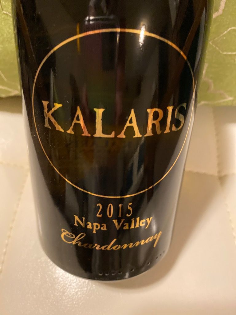 2015 Kalaris Chardonnay, USA, California, Napa Valley - CellarTracker