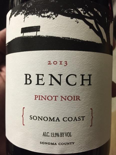 2012 Brack Mountain Wine Co. Pinot Noir Bench Benchland, USA ...