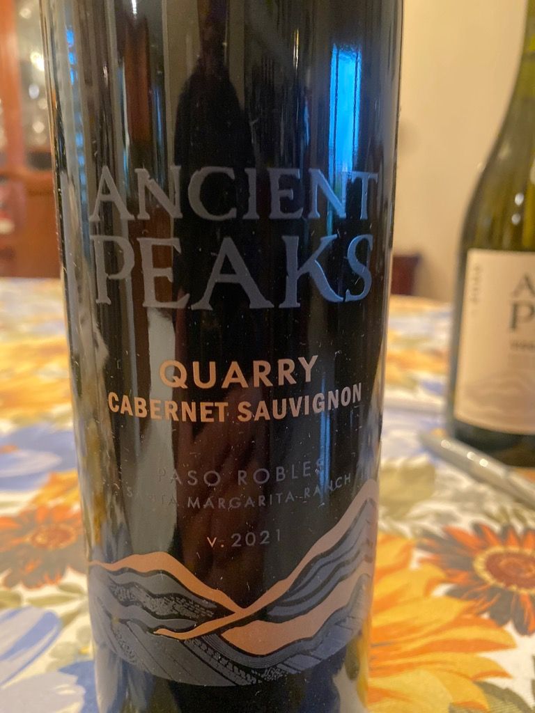 2021 Ancient Peaks Cabernet Sauvignon Quarry, USA, California, Central ...