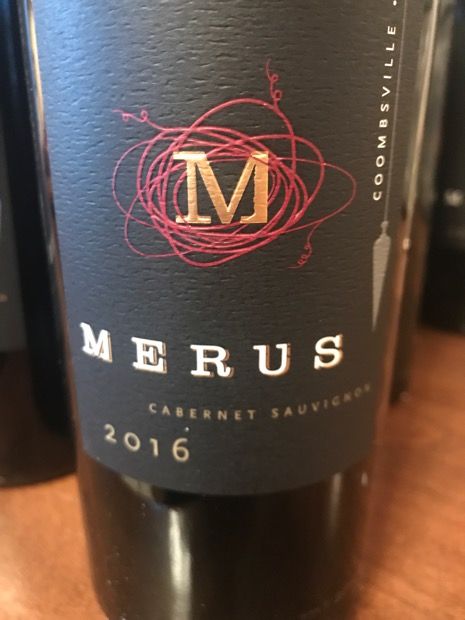 2016 Merus Cabernet Sauvignon M by Merus, USA, California, Napa Valley ...