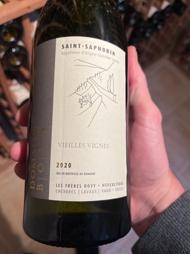 2020 Domaine Bovy Chasselas Vieilles Vignes, Switzerland, Vaud, Lavaux ...