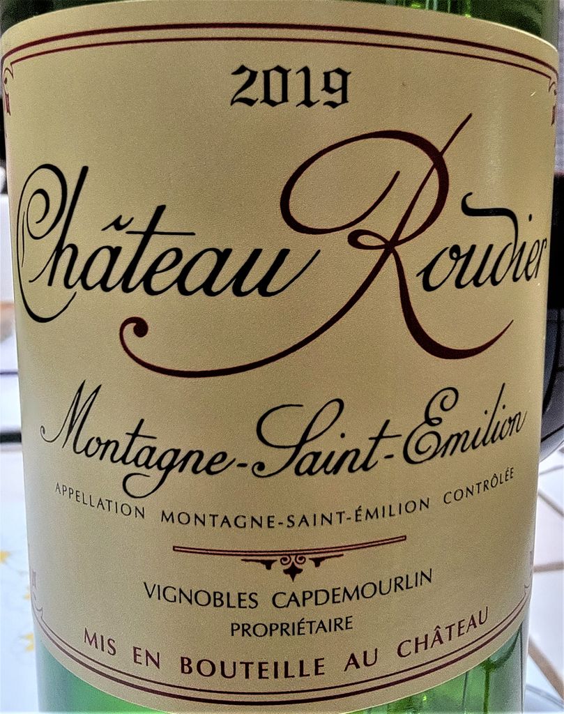 2019 Château Roudier, France, Bordeaux, Libournais, Montagne-St ...