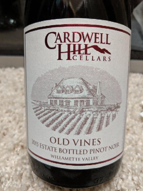 2015 Cardwell Hill Cellars Pinot Noir Old Vines, USA, Oregon ...