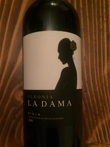 2007 Bodegas Aldonia Rioja La Dama, Spain, La Rioja, Rioja - CellarTracker