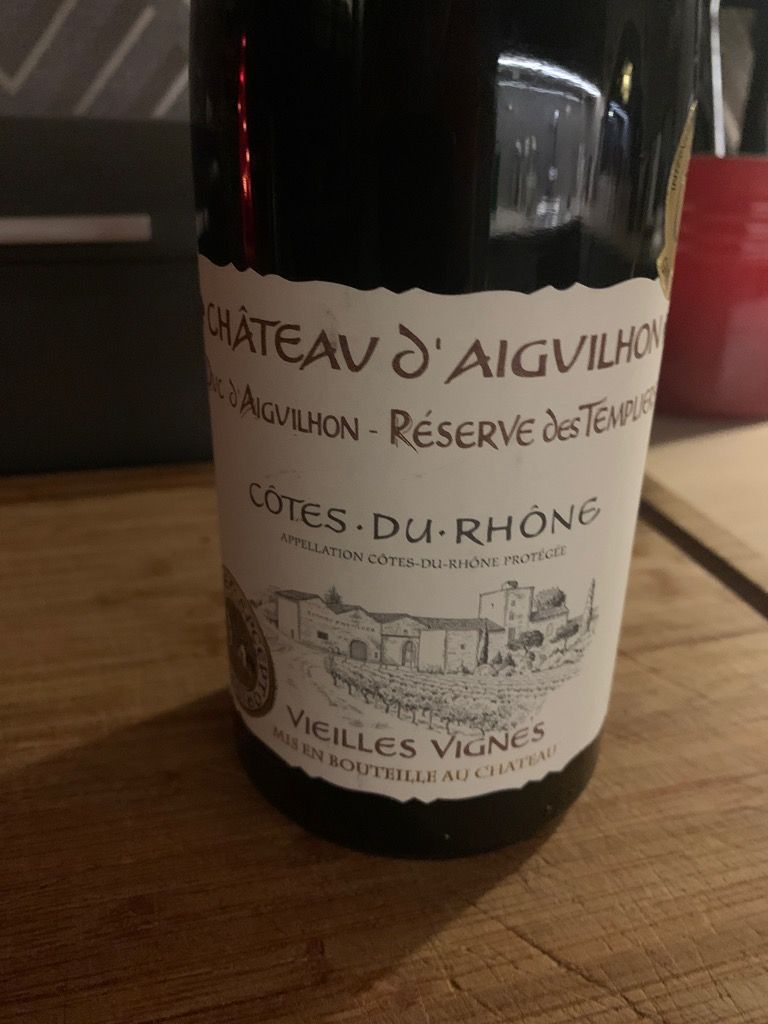 2020 Duc d'Aiguilhon Côtes du Rhône Réserve des Templiers, France ...