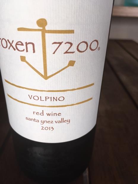 2013 Foxen 7200 Volpino, USA, California, Central Coast, Santa Ynez ...